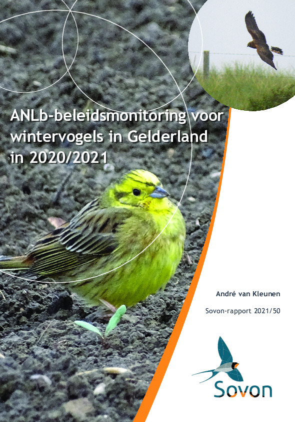 ANLb-beleidsmonitoring voor wintervogels in Gelderland in 2020/2021 ...